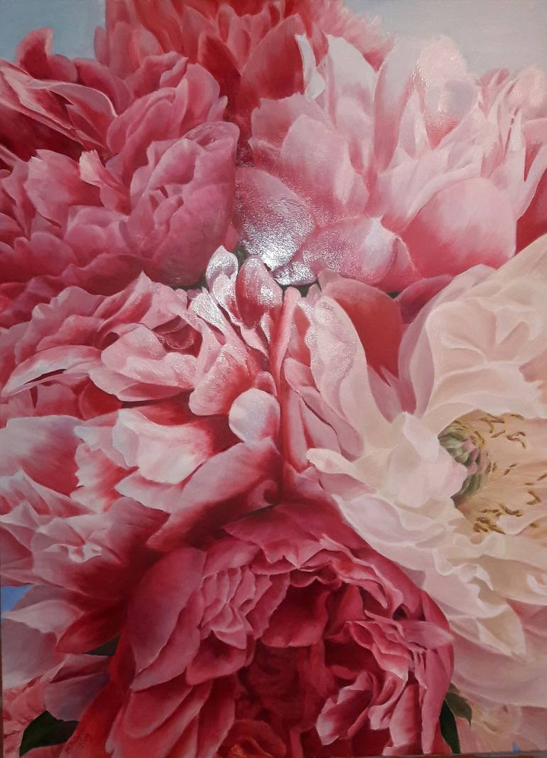 Pions Painting by Marina Polyanska | Saatchi Art