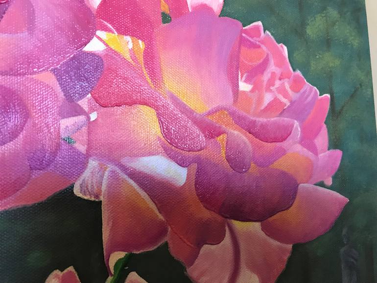 Roses of Seasons Painting by Galina Lintz | Saatchi Art