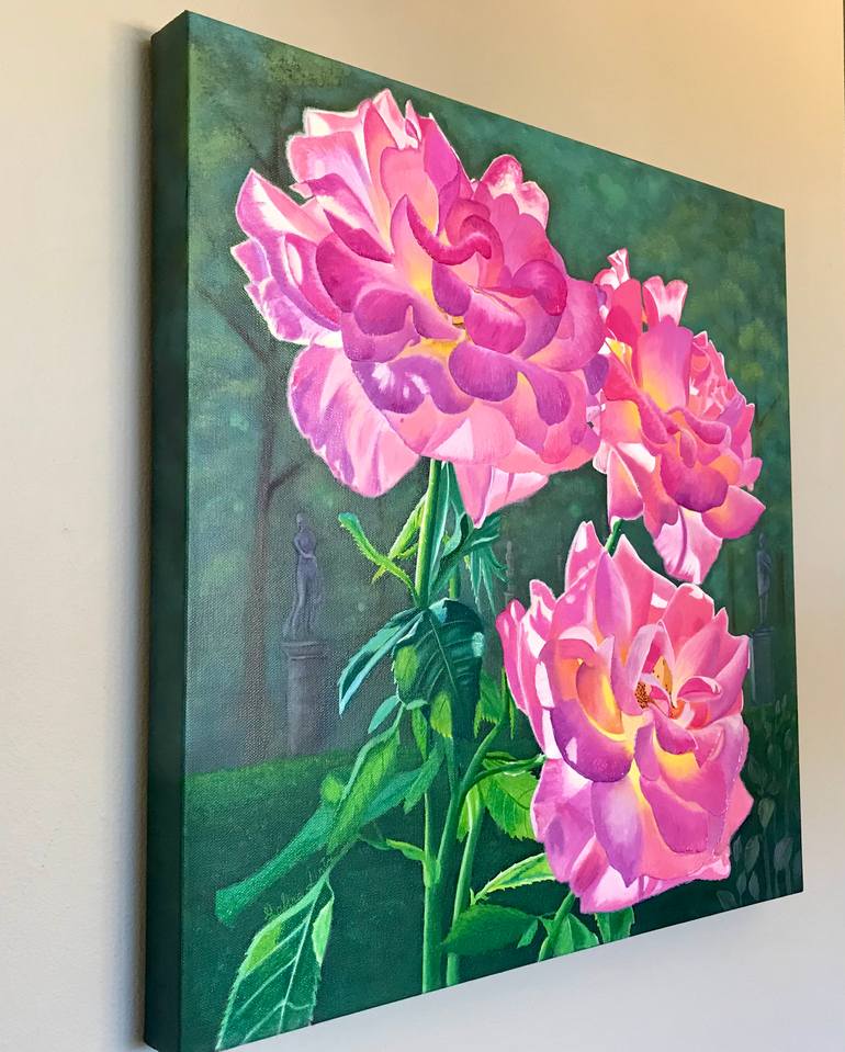 Roses of Seasons Painting by Galina Lintz | Saatchi Art