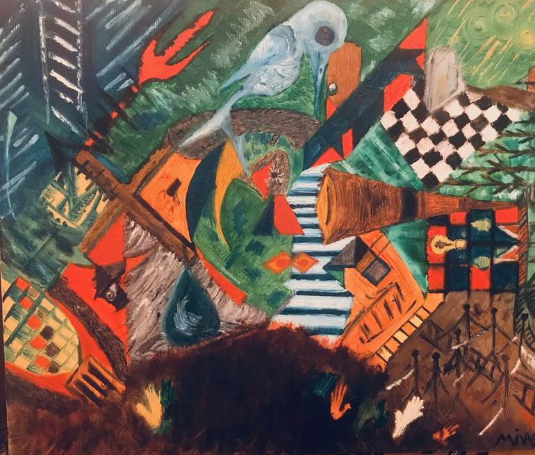 Its the middl Hell and Heaven Painting by Grisha Asatryan | Saatchi Art