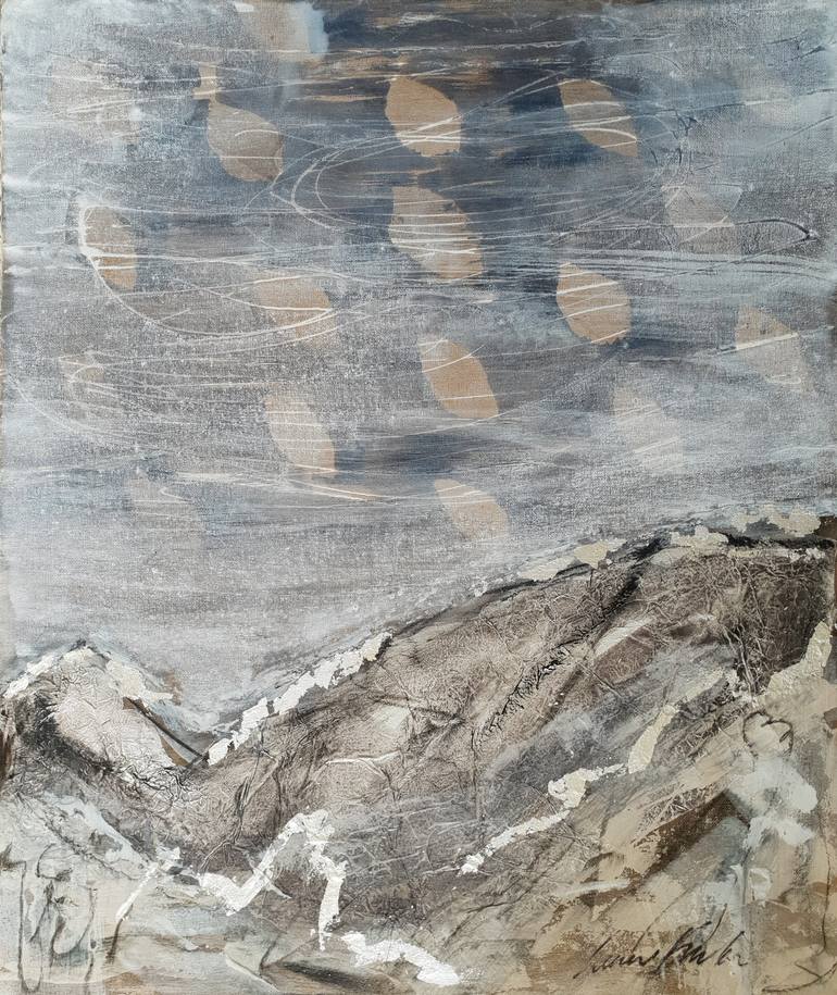 Snowy Ridge, Mt Hotham Painting by Laurie Franklin | Saatchi Art