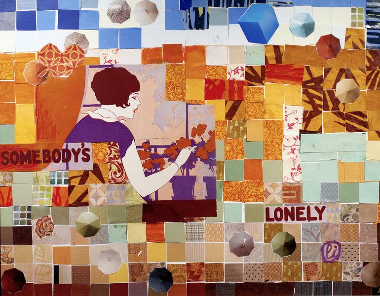 I'm Lonely Collage by olfet agrama | Saatchi Art