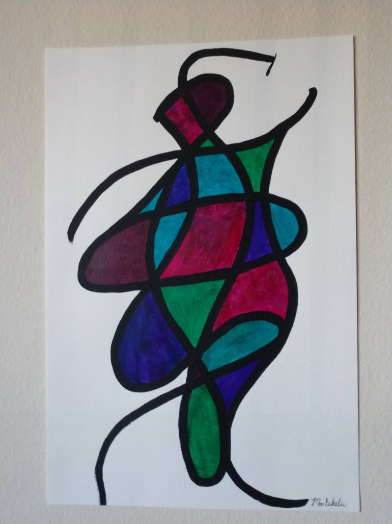 Burlesque Painting by Mm Eskelin | Saatchi Art