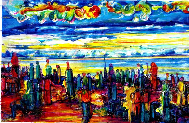 insensible society Painting by Bilgin Celik | Saatchi Art