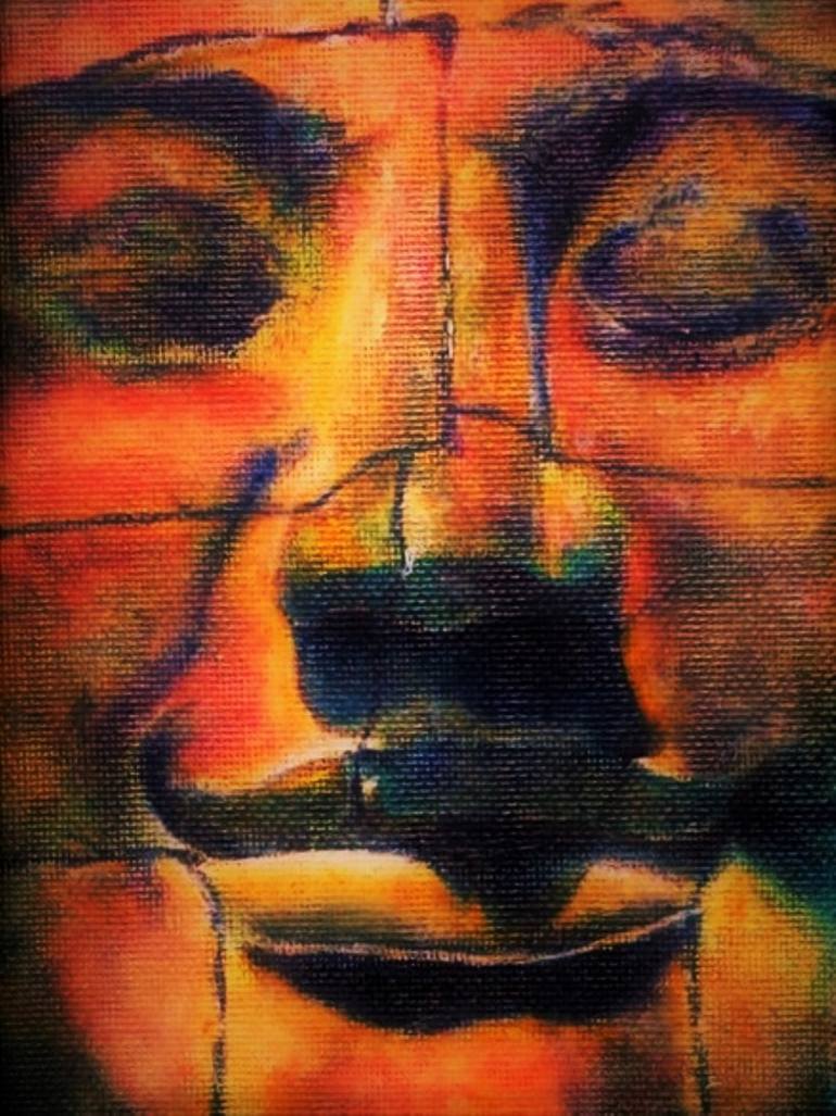 Hare-Lipped Buddha Painting by Alan Wellikoff | Saatchi Art