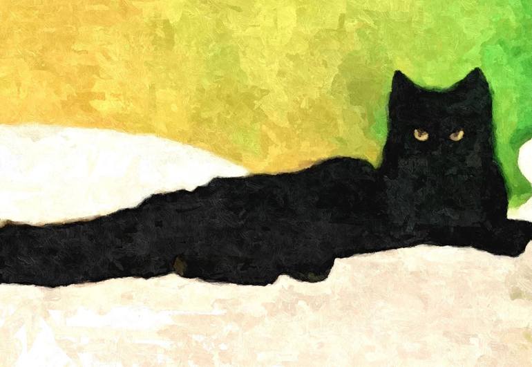 Zasu in Repose Painting by Alan Wellikoff | Saatchi Art
