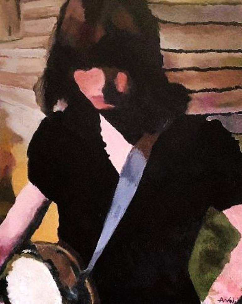 Banjo Picker Painting by Alan Wellikoff | Saatchi Art