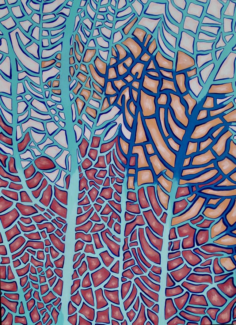 Sea Fan 1 Painting by Amy Oates | Saatchi Art
