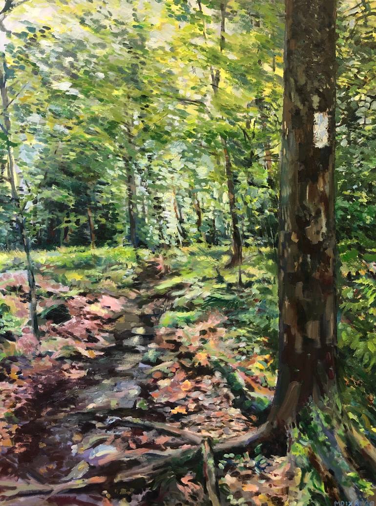 The Long Trail Painting by Monica Dix | Saatchi Art