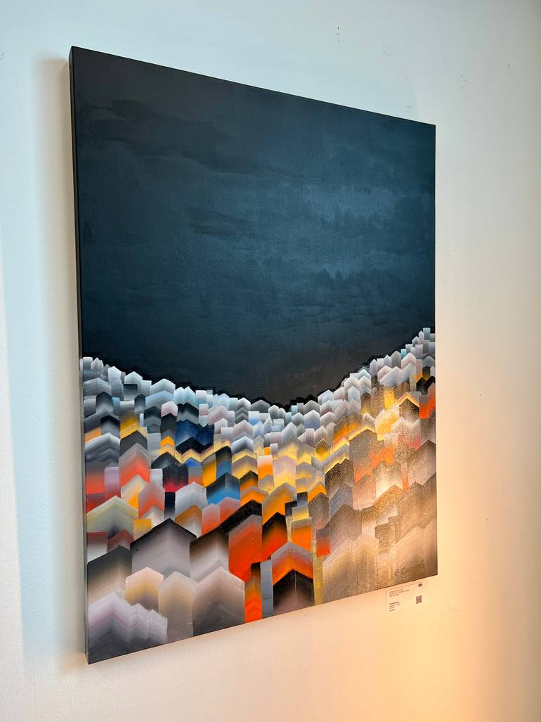 Geothermal energy Painting by Elena Guryeva | Saatchi Art