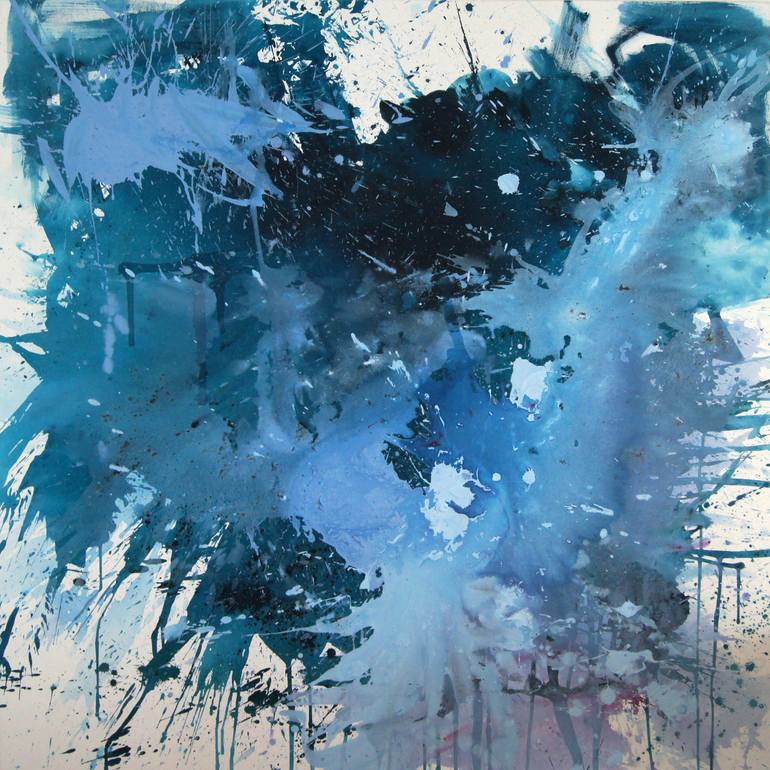 The waves 2 Painting by umut KAYAPINAR | Saatchi Art
