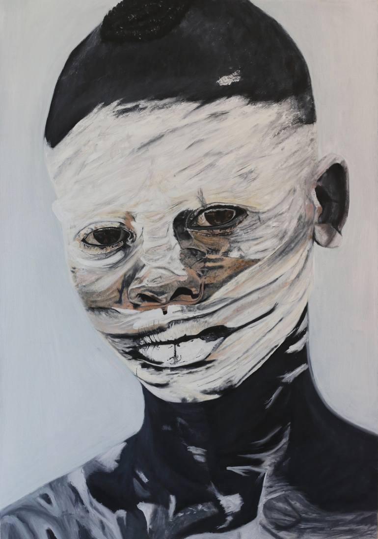 Zulu Child Painting by Elliot Curtis | Saatchi Art