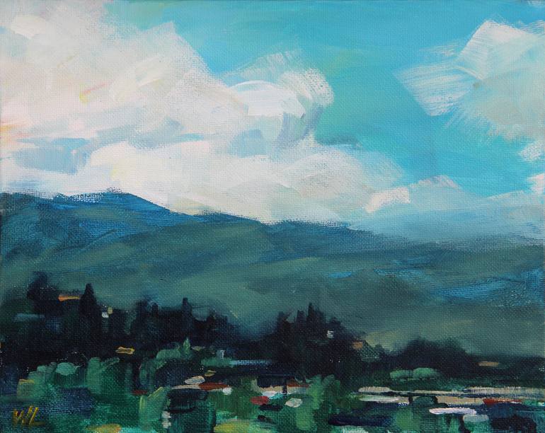 Under Hill Painting by William Liao | Saatchi Art