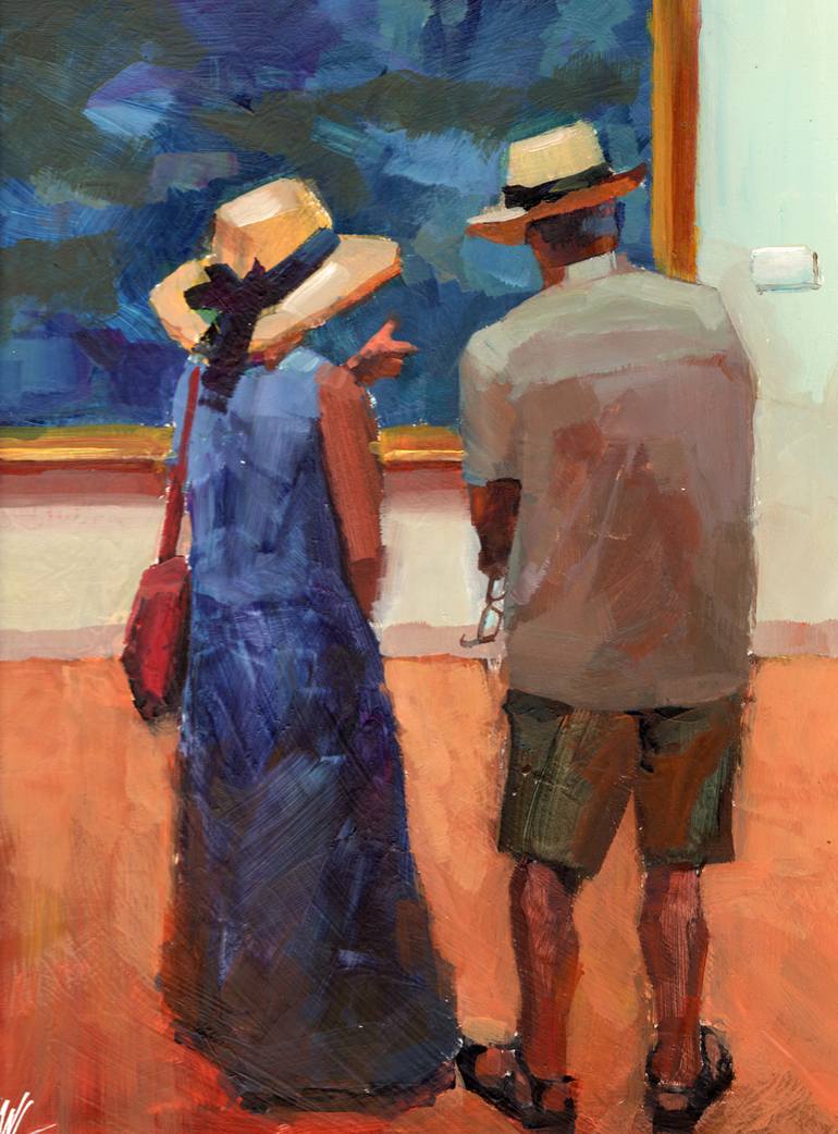 City Life -1 Painting by William Liao | Saatchi Art