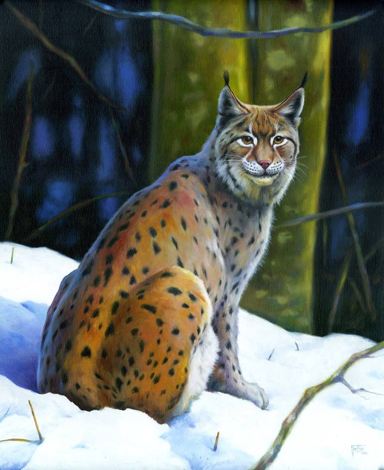 Linx Painting by Rudolf Farkas | Saatchi Art