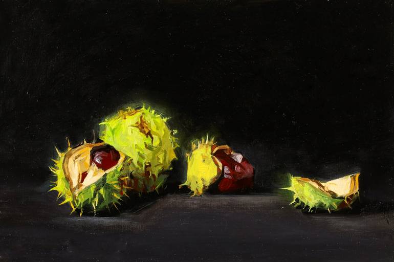 Chestnuts I Painting by Anastasiya Chernenko | Saatchi Art