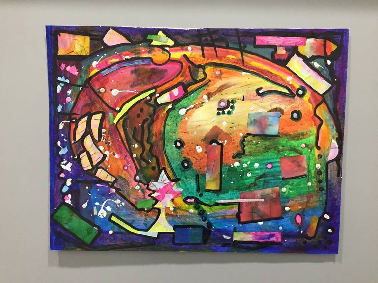 Planet Soup Drawing by David Beale | Saatchi Art