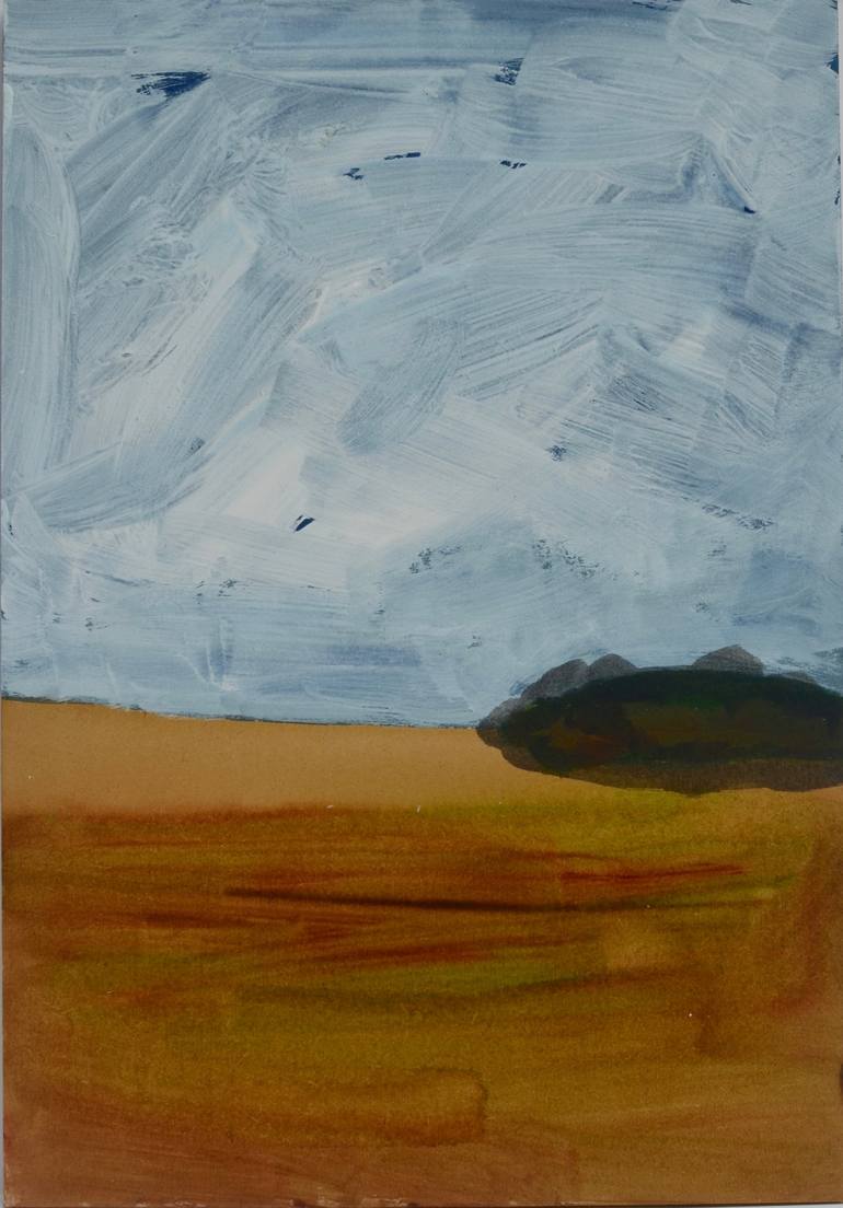 The big field Painting by David Phillips | Saatchi Art