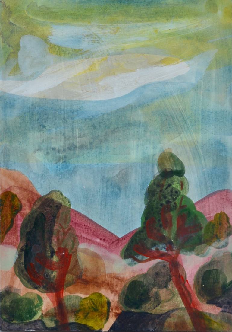 Deep in the stirrup Painting by David Phillips | Saatchi Art