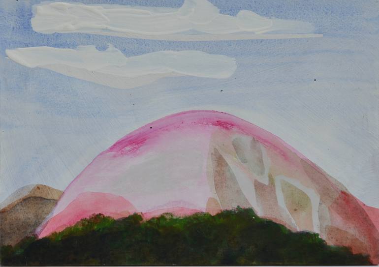 The big hill Painting by David Phillips | Saatchi Art
