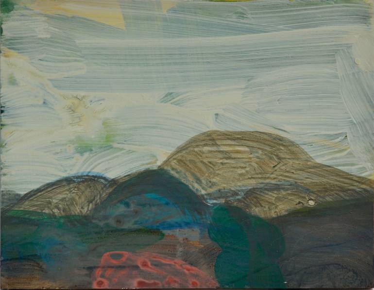 On Dolphin hill Painting by David Phillips | Saatchi Art