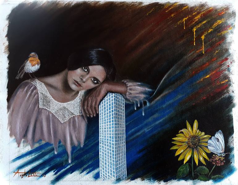 L'indifferenza delle cose Painting by Angelo Lotti | Saatchi Art