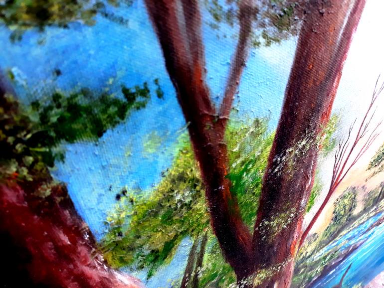 Mystic landscape Painting by Angelo Lotti | Saatchi Art