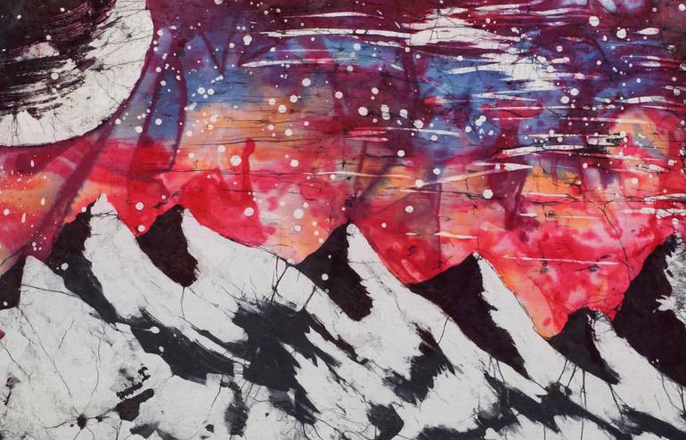 The Moon over Lalage Painting by Eric Jackson | Saatchi Art