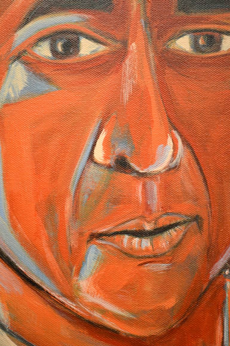 Self-Portrait in Carmel Painting by Cali- Jorge Calderon | Saatchi Art