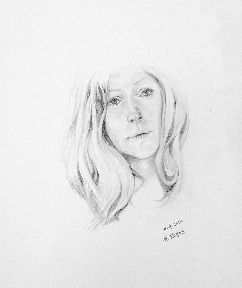 Erika Drawing by Heather Kohos | Saatchi Art