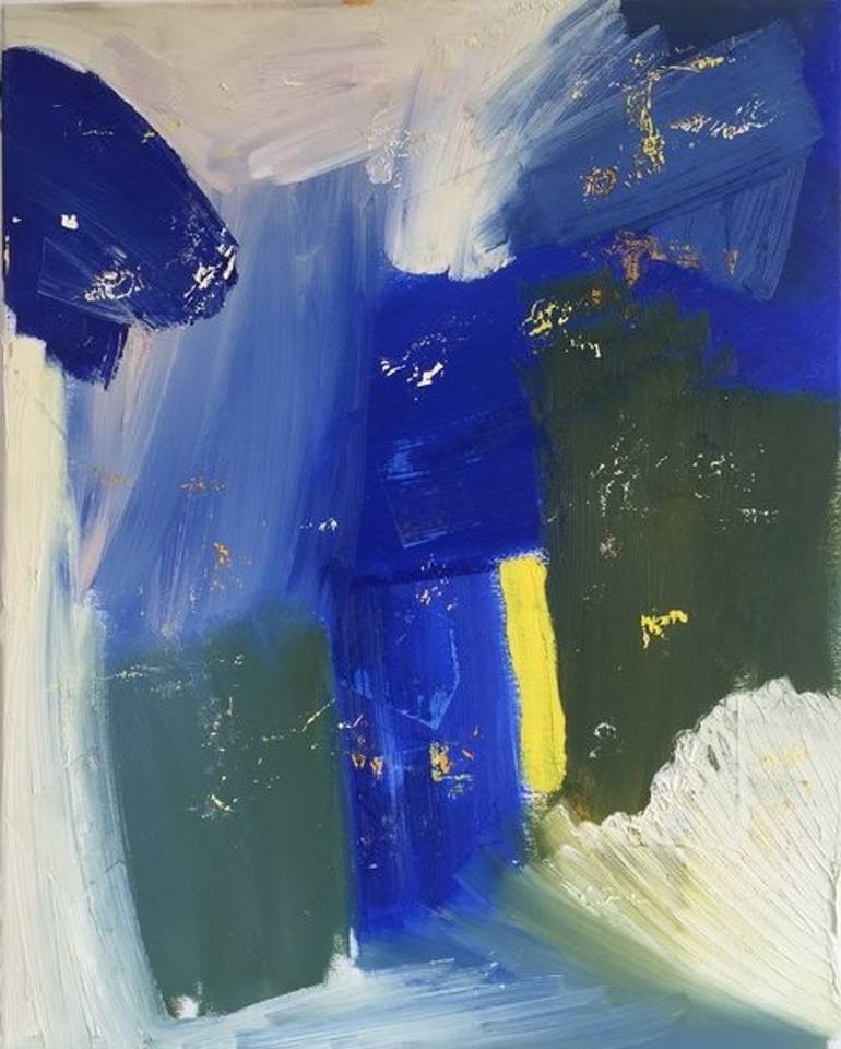 Blue Light Painting by Sophie Venturini | Saatchi Art