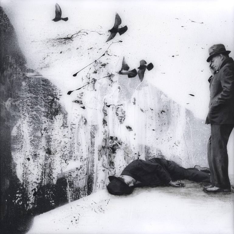 Here Again Collage by Eric Hull | Saatchi Art