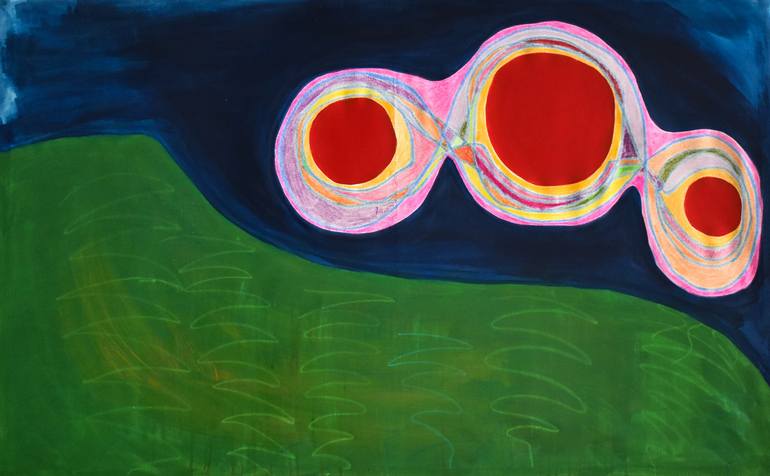 SOMEONE GOOD WATCHING OVER Painting by HEMPRABHA KUMAR | Saatchi Art