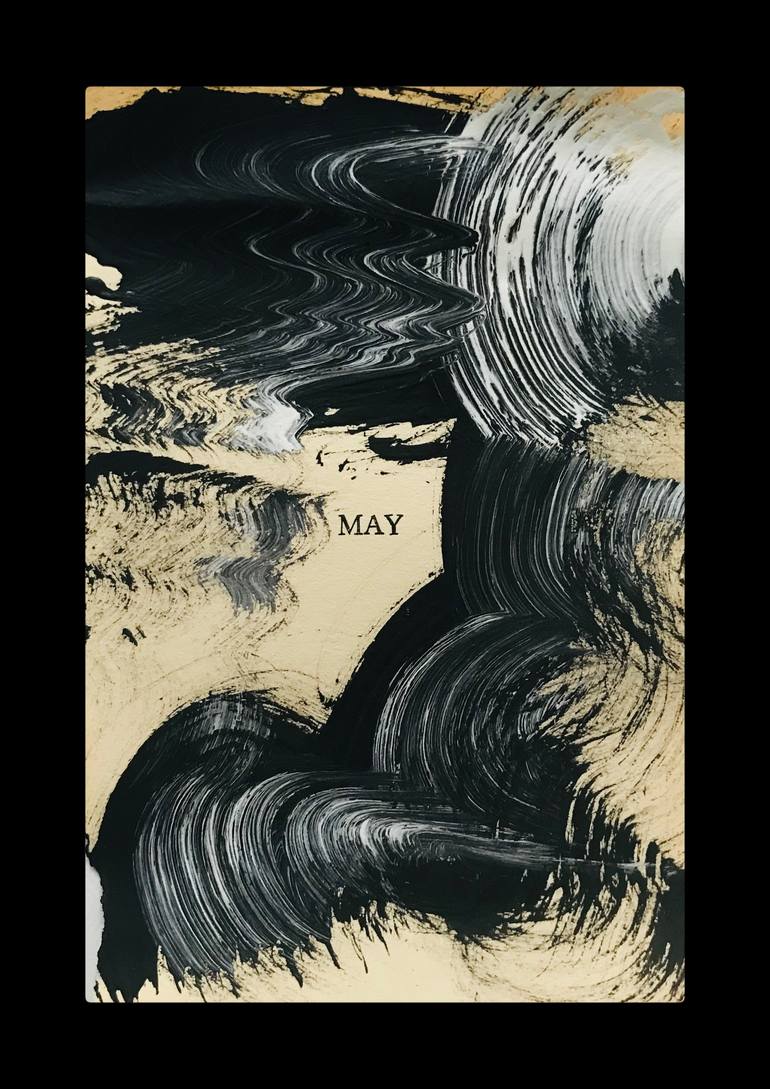 Black May Painting by Natalia Wiercinska | Saatchi Art