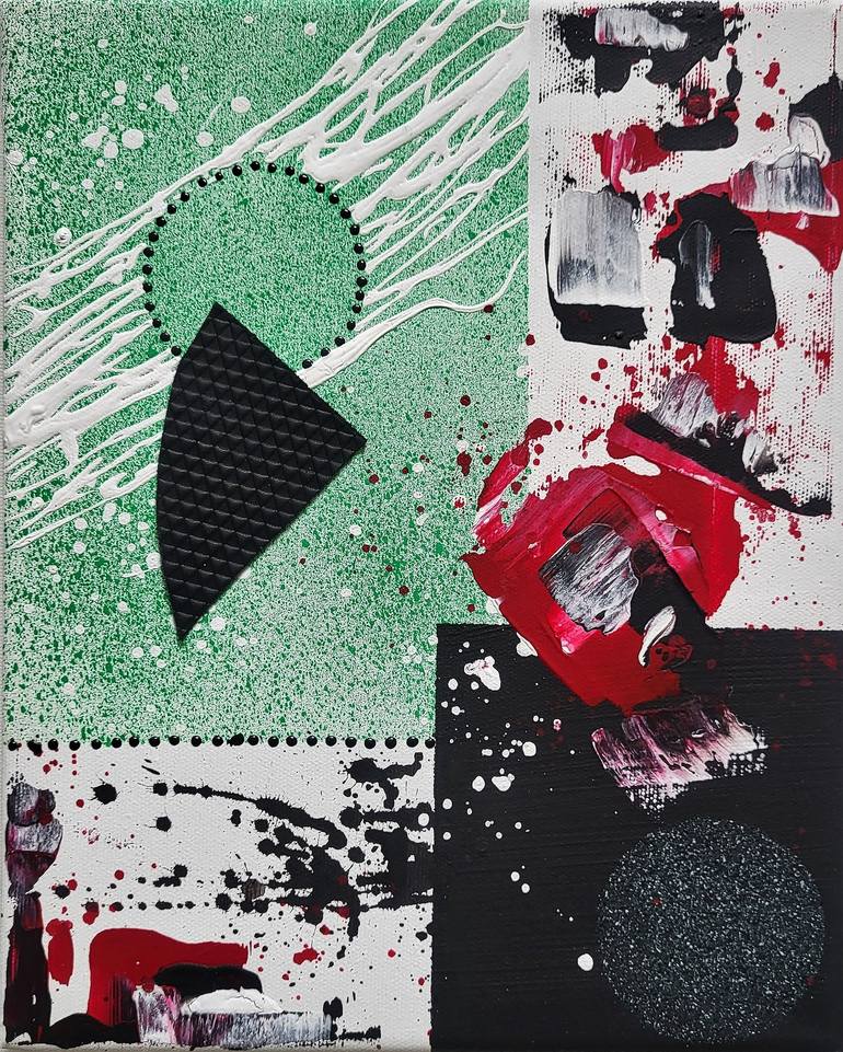 ONE EYED MOON Painting by Mathilda Coeur | Saatchi Art