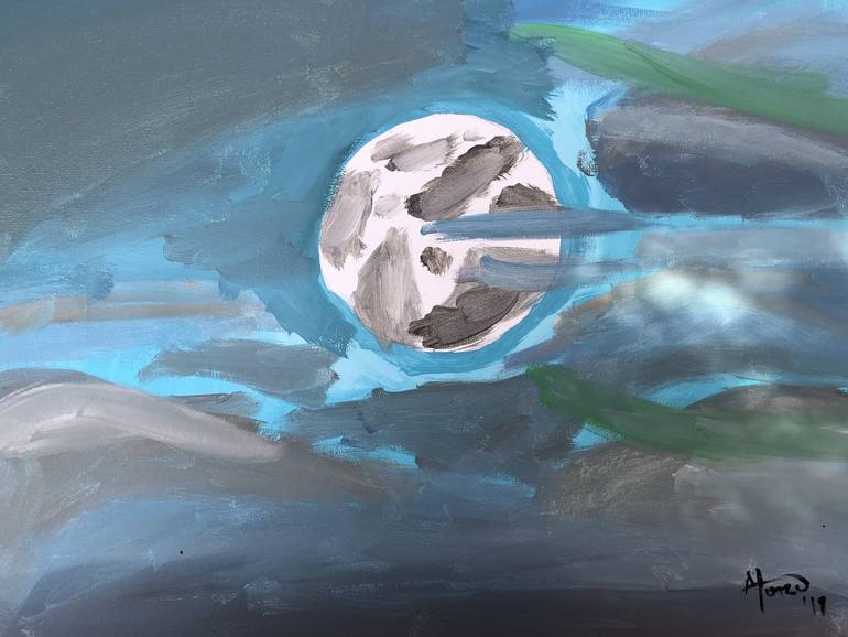 Skyfall Painting by Afolabi Olukanmi | Saatchi Art