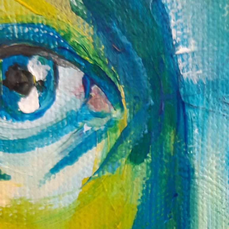 The Observer Painting by Moojan Azar | Saatchi Art