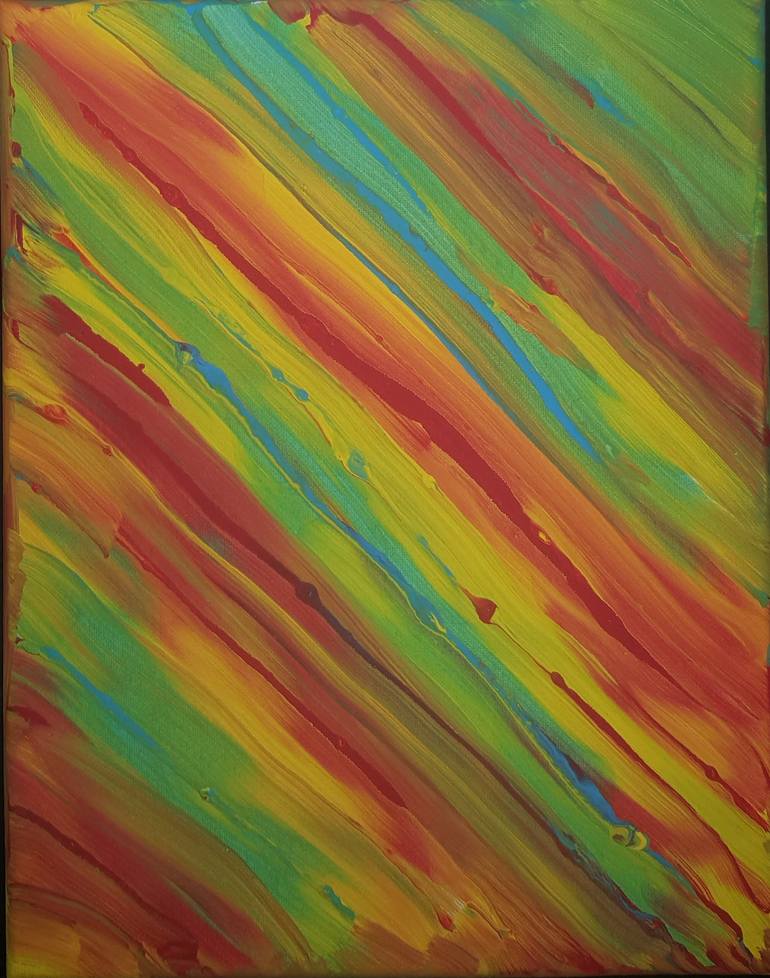 Blurred Lines Painting by Shona Gendron | Saatchi Art