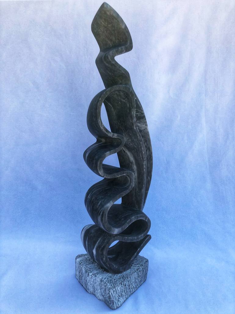 Ribbon Tower Sculpture by Jeff Rosenfeld | Saatchi Art