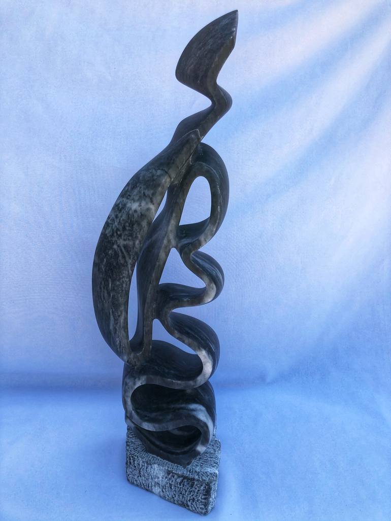 Ribbon Tower Sculpture by Jeff Rosenfeld | Saatchi Art