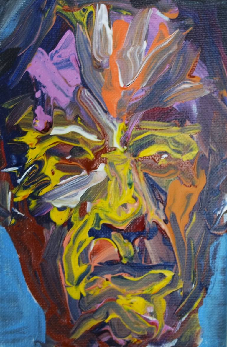 Expressionist Man 435 Painting by Eraclis Aristidou | Saatchi Art