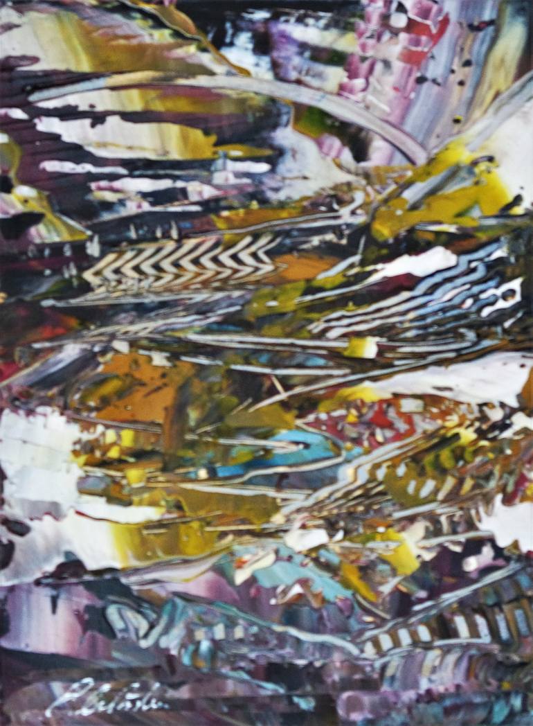 Abstract Little Marvel landscape 420 Painting by Eraclis Aristidou ...