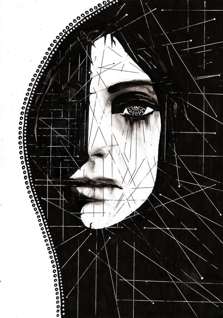 We fade away Drawing by Maxim Gajewski | Saatchi Art