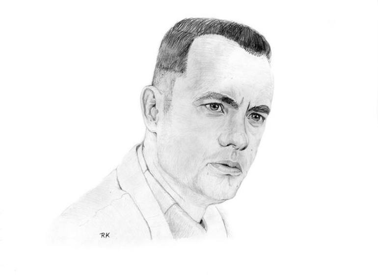 Tom Hanks Drawing by Ruslan Korostsik | Saatchi Art