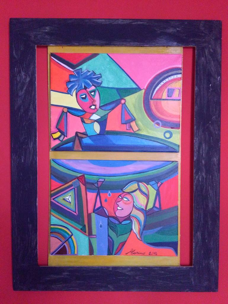 Richiamo Painting by Matteo Marino | Saatchi Art
