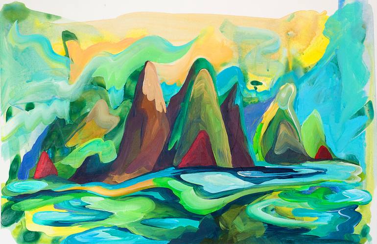 Apus Painting by Francesca Roncagliolo | Saatchi Art