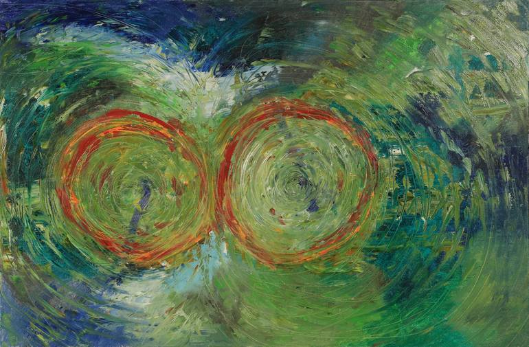 Infinity Ripples Painting by Jatin Khan | Saatchi Art