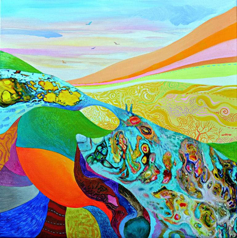 Wayfaring Painting by Silvia Pavlova | Saatchi Art