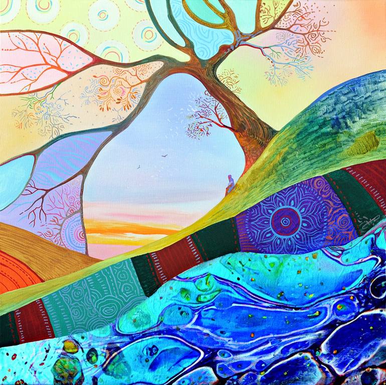 Memory From The Future Painting by Silvia Pavlova | Saatchi Art