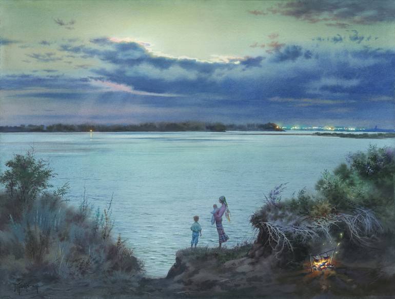 Silent passage of time Painting by Pavel Pugachev | Saatchi Art